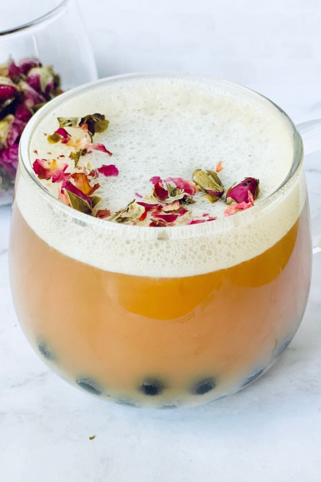 Rose Milk Tea Recipe with Boba - Daily Tea Time