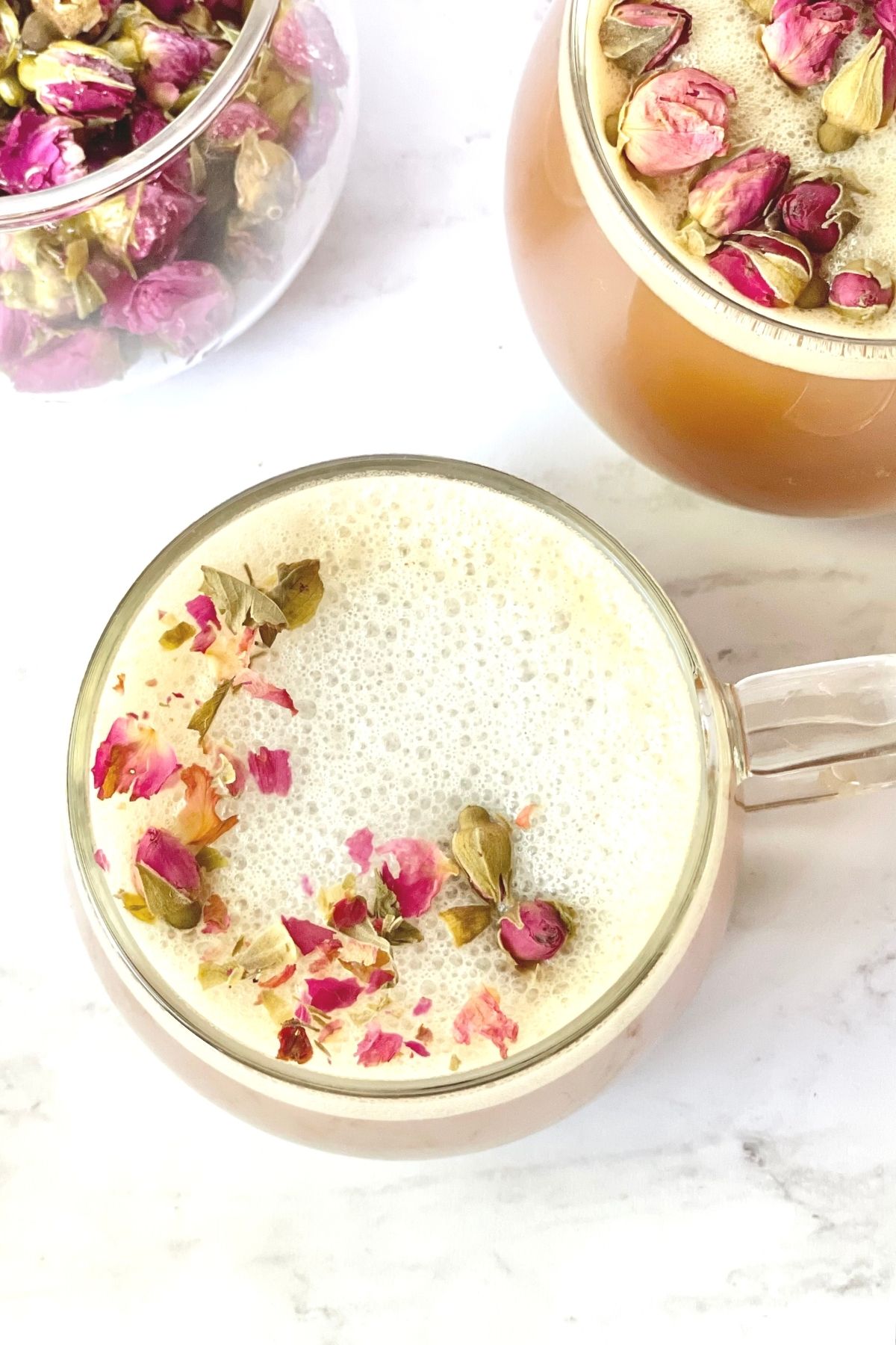 Rose Milk Tea Recipe with Boba - Daily Tea Time