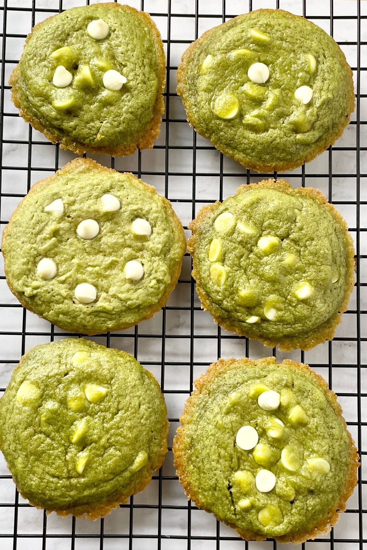 Matcha Chocolate Chip Cookies