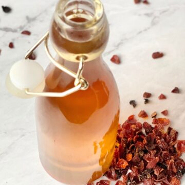 Rosehip Syrup Recipe - Daily Tea Time