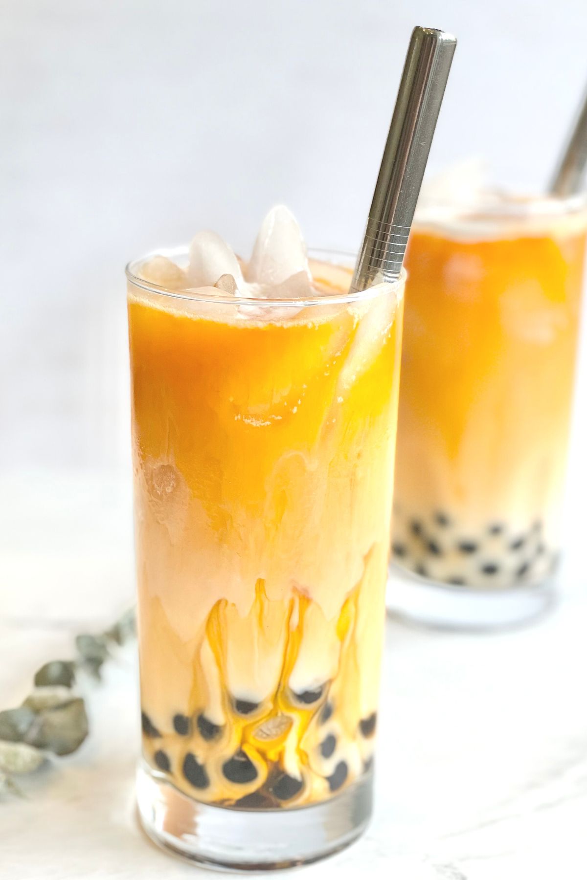 Thai Bubble Tea (Thai Tea Boba) - Daily Tea Time