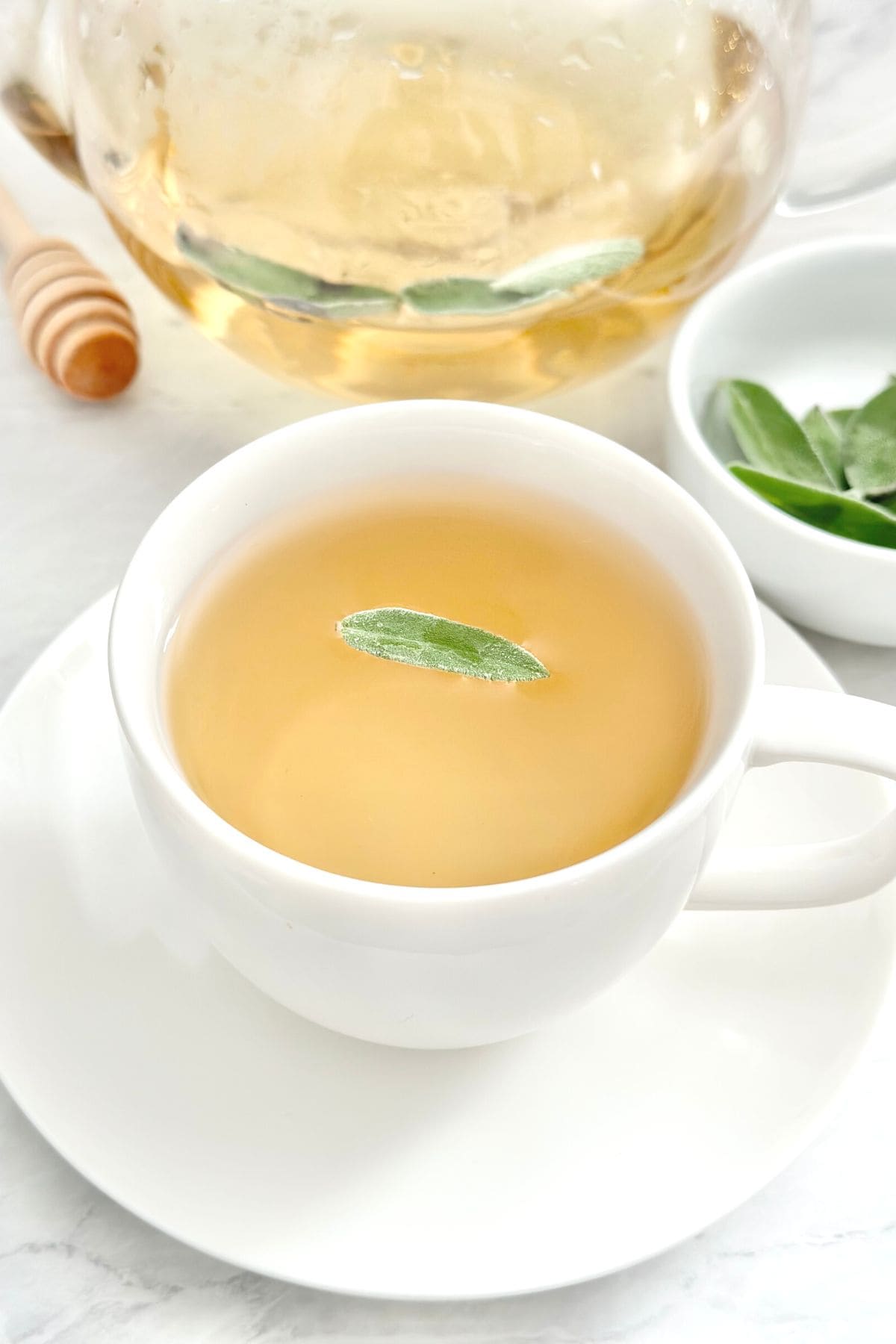 How to Make Sage Tea (easy herbal tea recipe) - Daily Tea Time