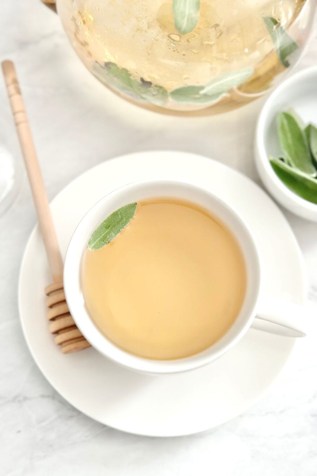 How to Make Sage Tea (easy herbal tea recipe) - Daily Tea Time