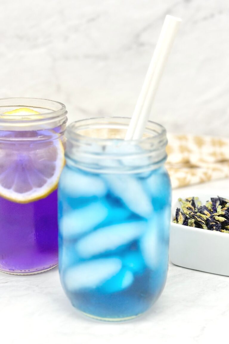 How to Make Butterfly Pea Tea (Hot and Iced)