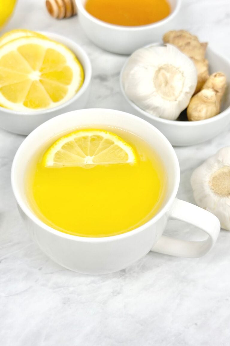 Lemon, Ginger, and Garlic Tea Recipe