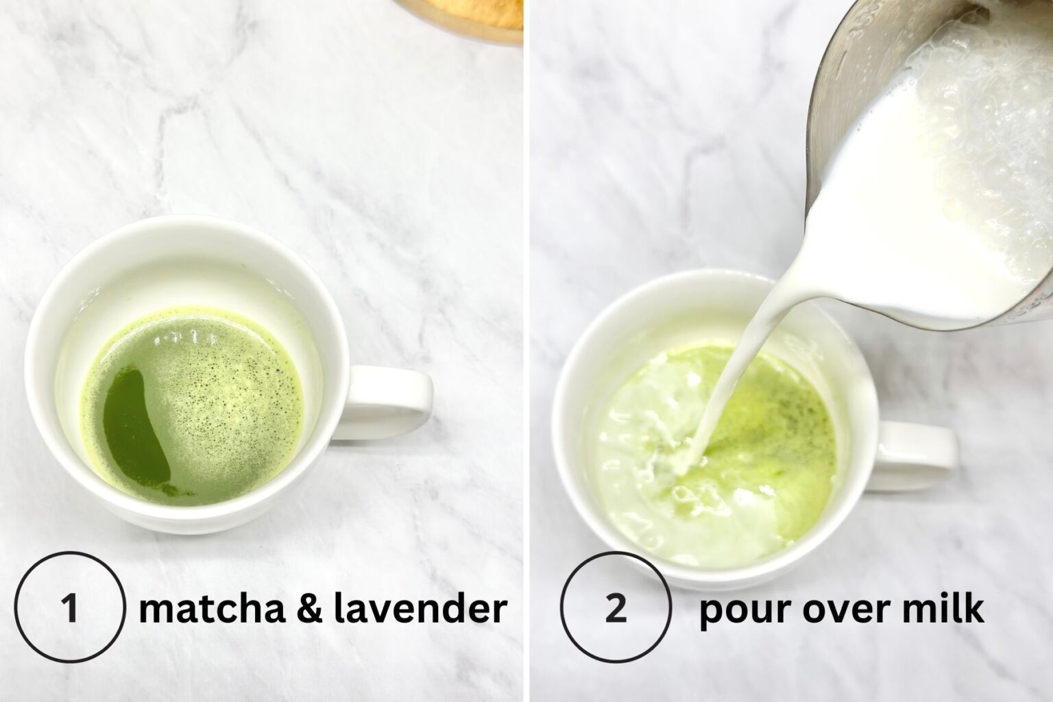 Honey Lavender Matcha Latte Recipe - Daily Tea Time