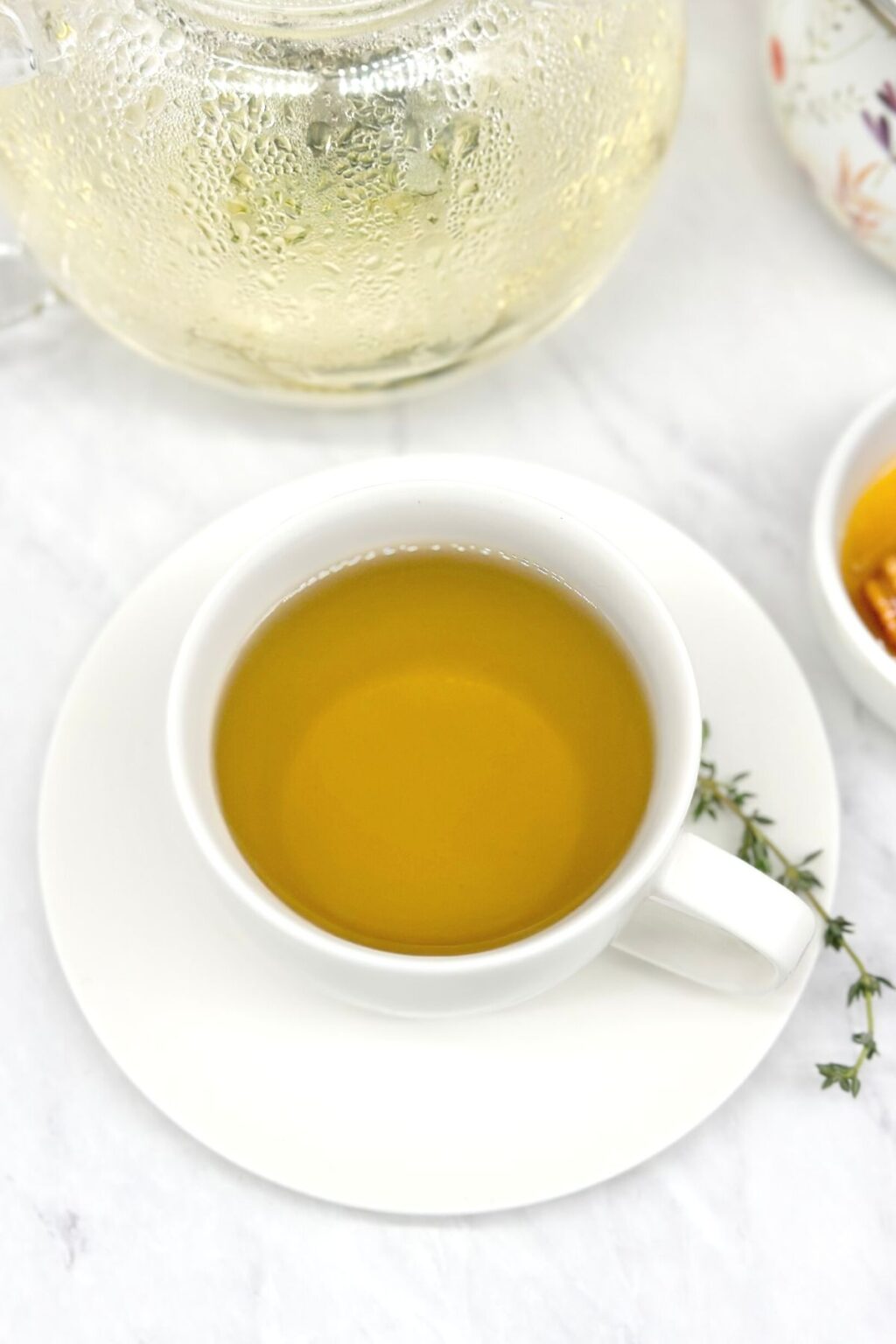 How to Make Fresh Thyme Tea (easy recipe) - Daily Tea Time