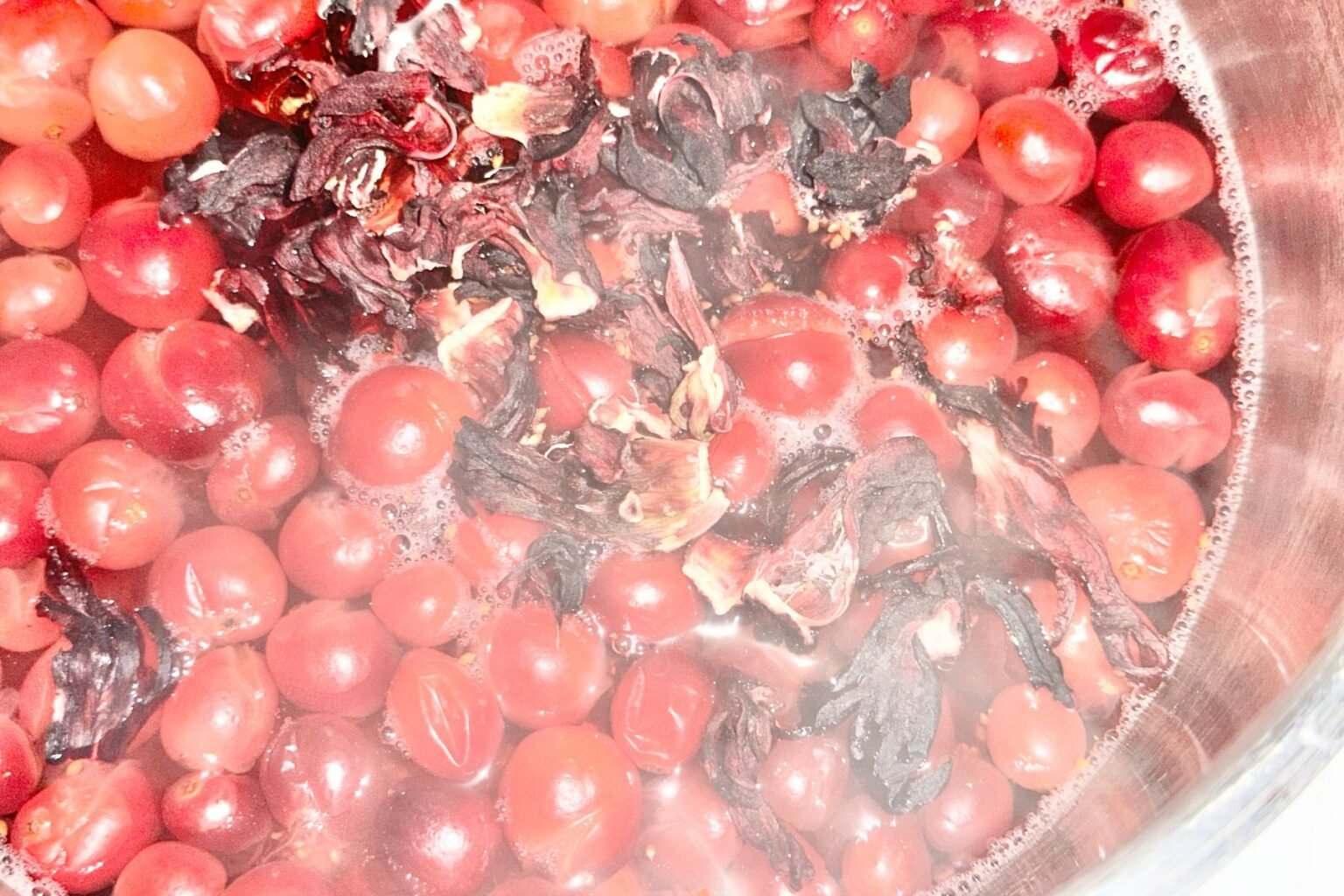 Fresh Cranberry Hibiscus Tea Recipe with Orange and Honey - Daily Tea Time