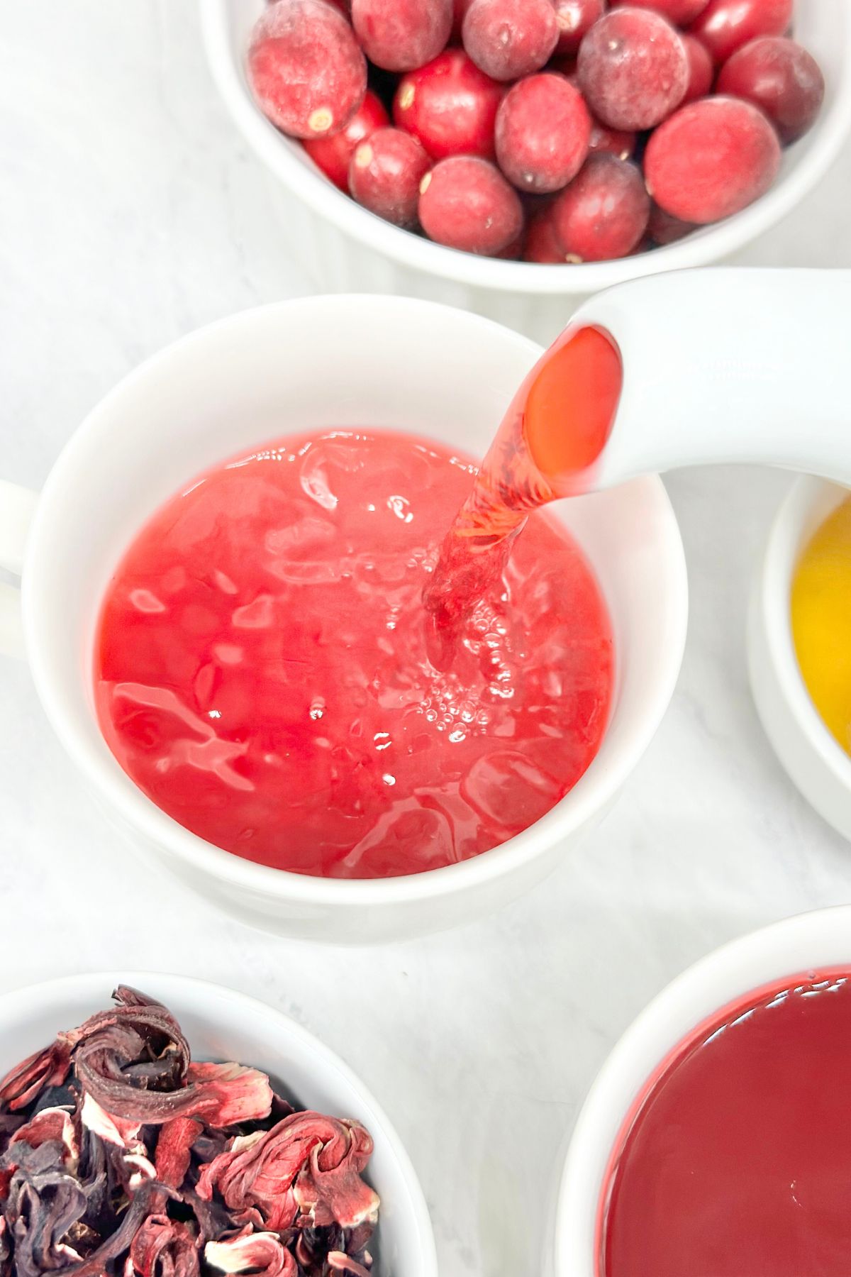 Fresh Cranberry Hibiscus Tea Recipe with Orange and Honey - Daily Tea Time